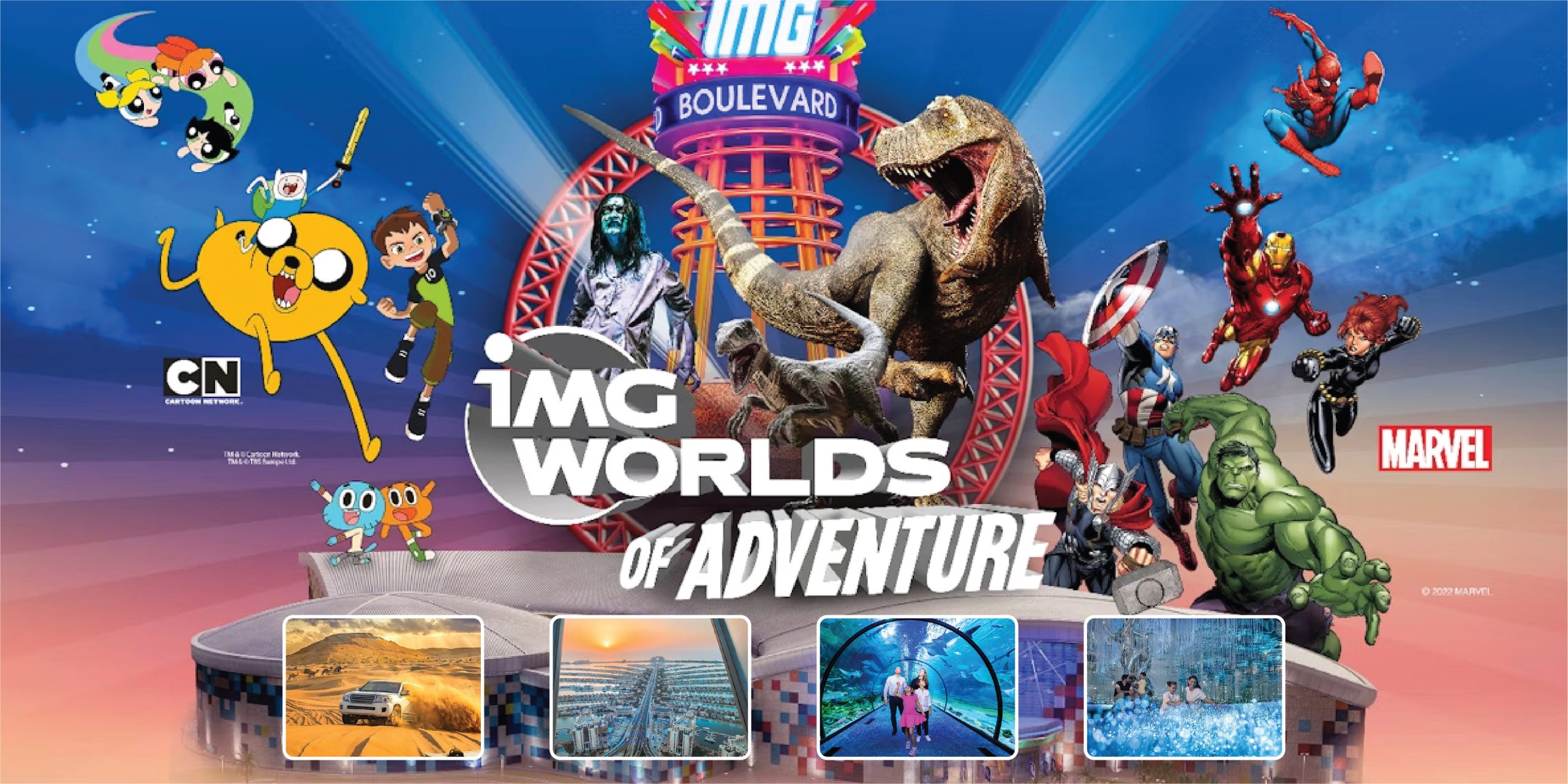 IMG Worlds of Adventure 2026 | Rides, Zones & Tickets